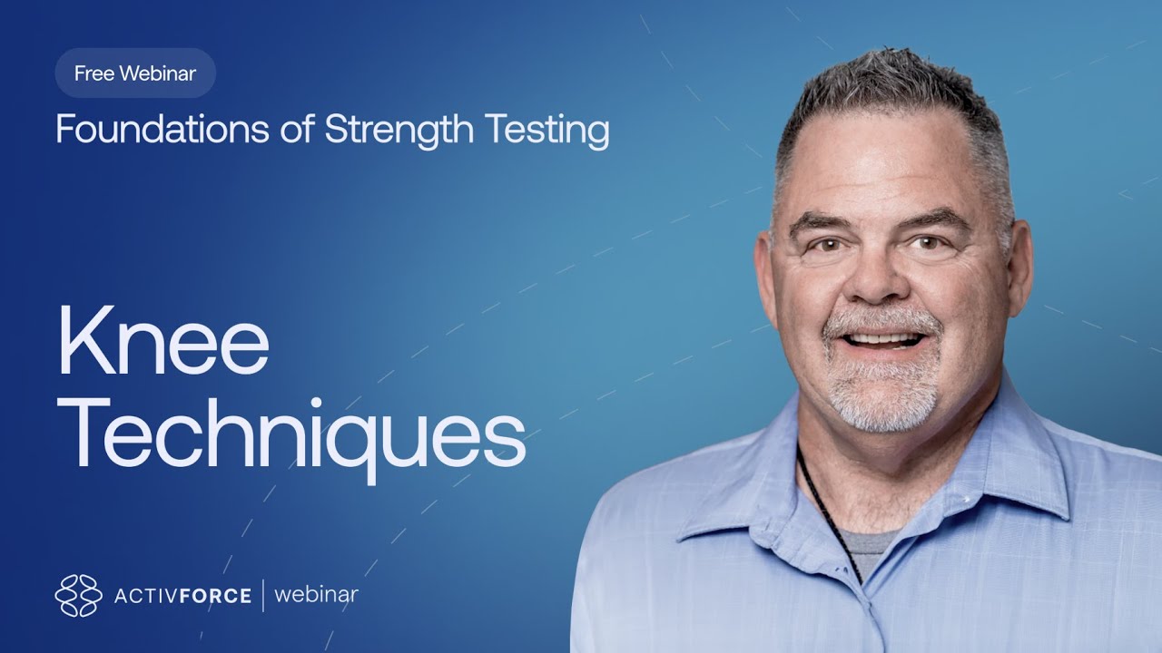 (Preview) Foundations of Strength Testing: Knee Techniques - YouTube