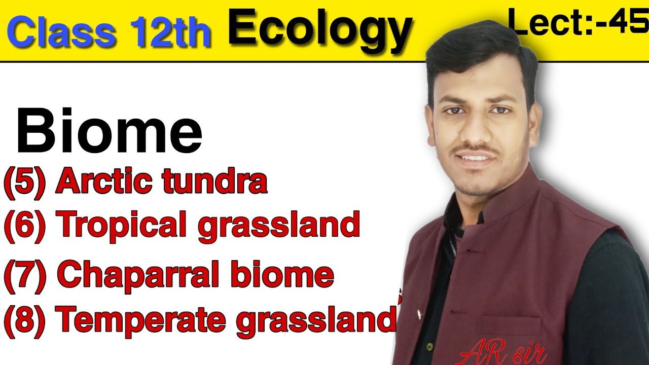class 12 Ecology (biome) by AR Sir keystone director#biology #neet2023 ...