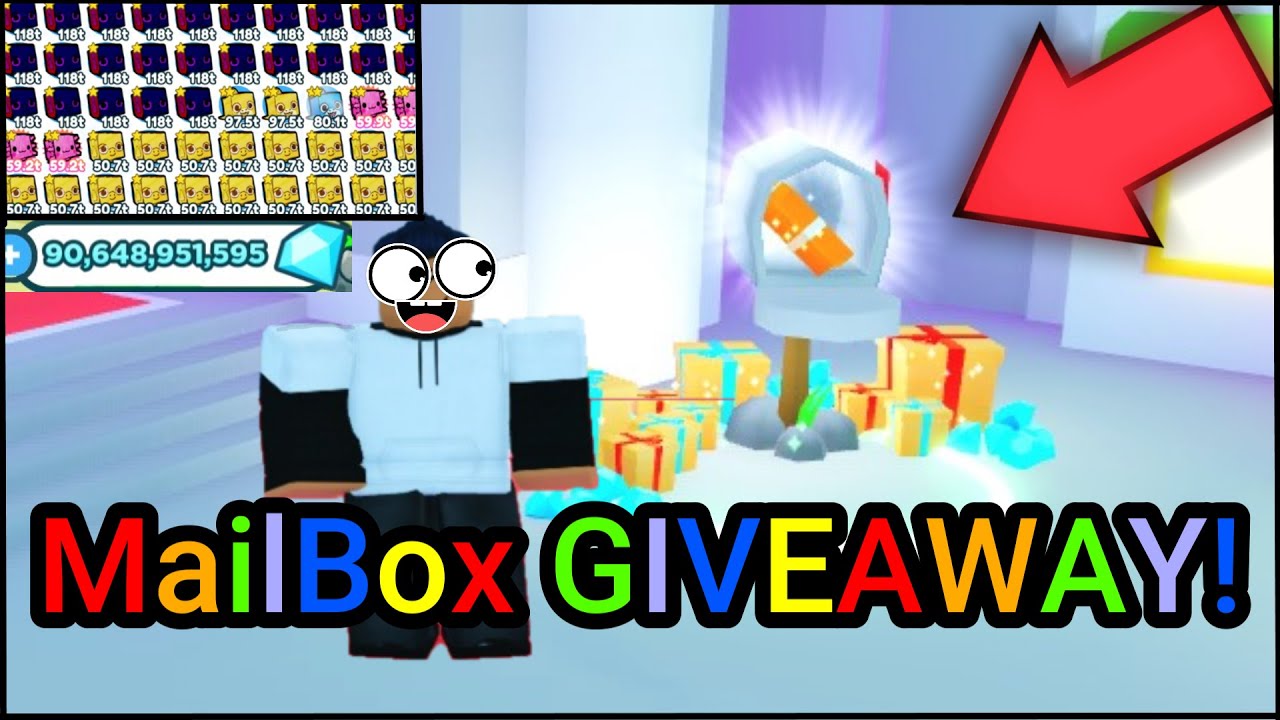 🛑Live🛑Mailbox GIVEAWAY (Pet Sim x)🎉🔥 - YouTube