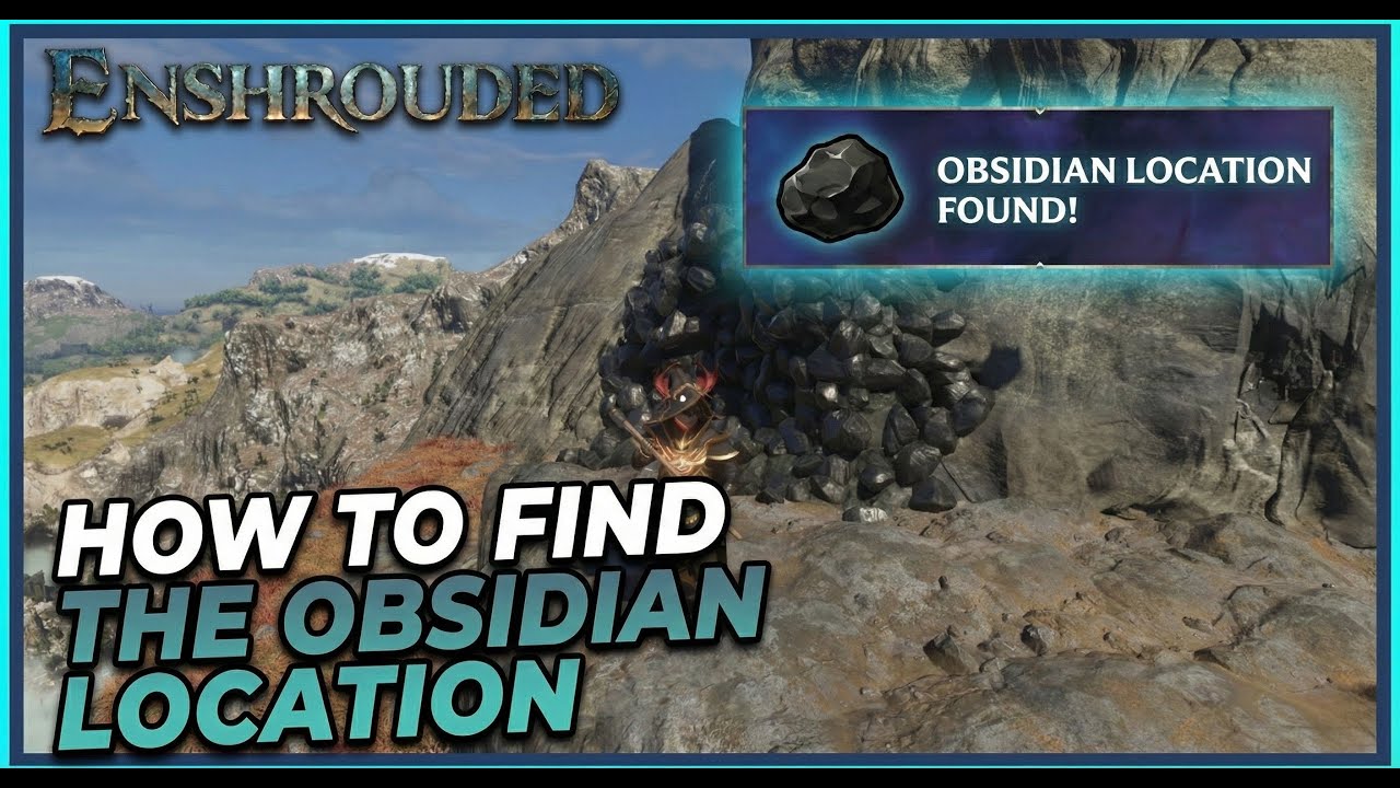 Enshrouded: Where to Find Obsidian (Best Location) - YouTube