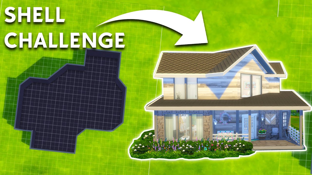 Starting my THIRD ever shell challenge! | Sims 4 Build [streamed 06-29 ...