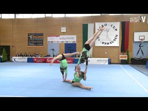 Acro Cup Albershausen 2013 Womens Group Combined Juniors Czech RepublicZaneta Ferusová, Kristyna Dos