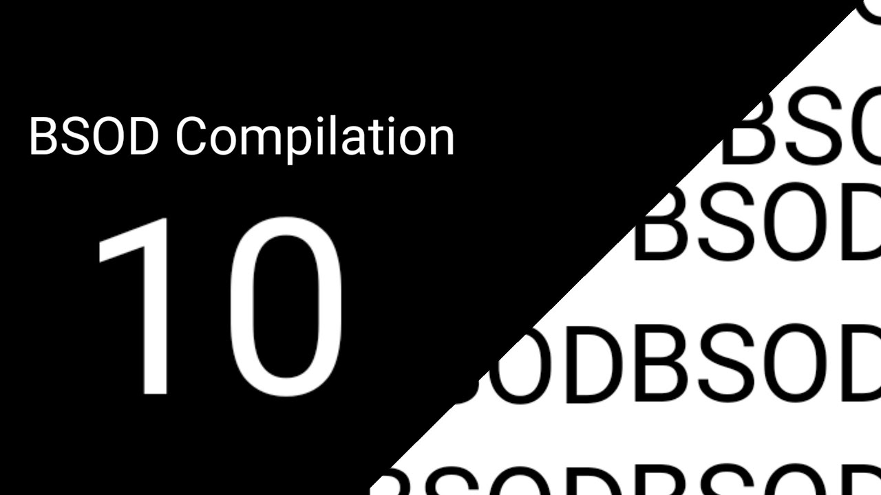 BSOD Compilation part 10. Windows XP Tour has BSOD, Final Compilation ...