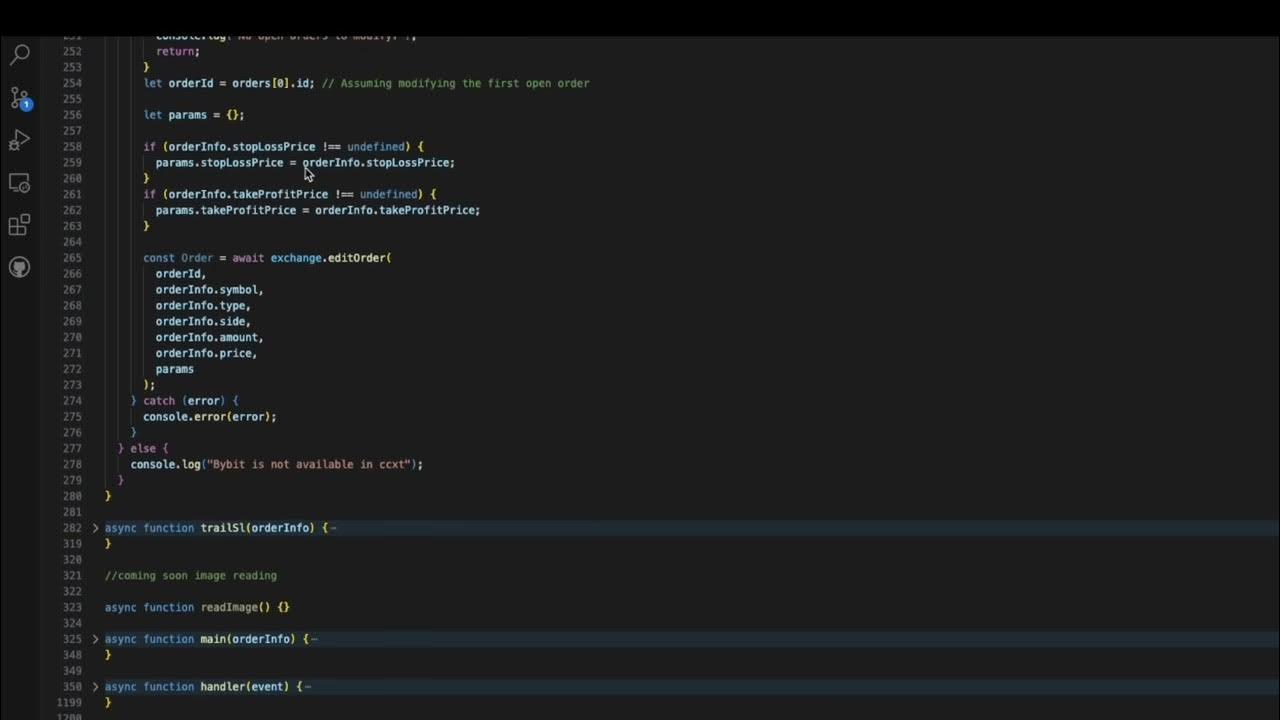 Day 6: Modifying Trades in My Trading Bot | Building a Trading Bot Series - YouTube