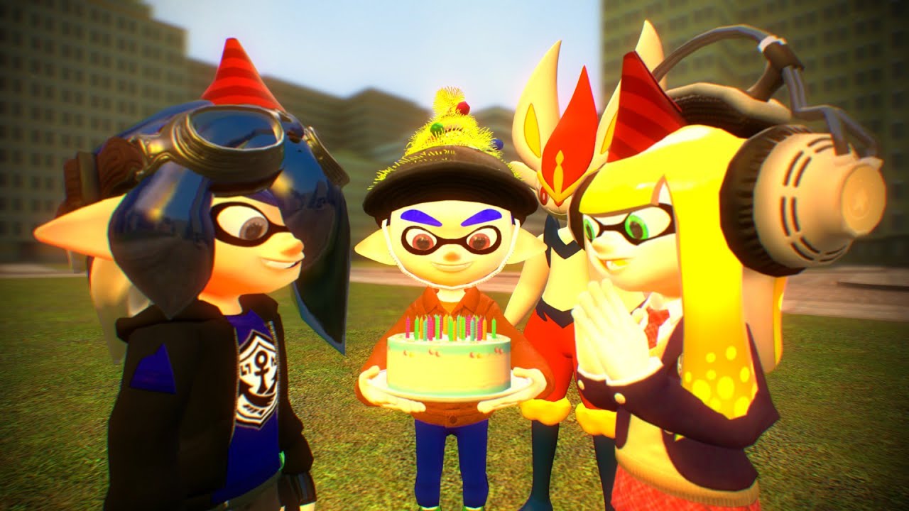 [Splatoon GMOD] Arc buzz's birthday gift - YouTube