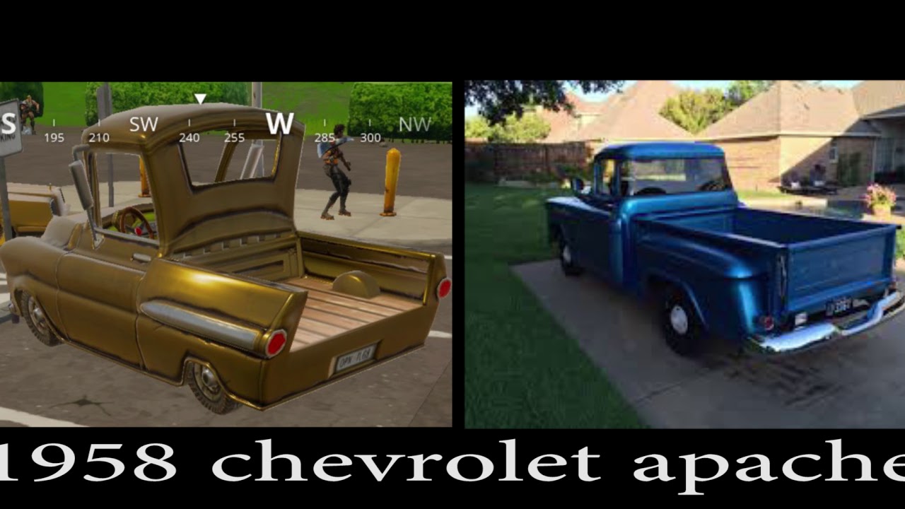 Fortnite cars in real life - YouTube