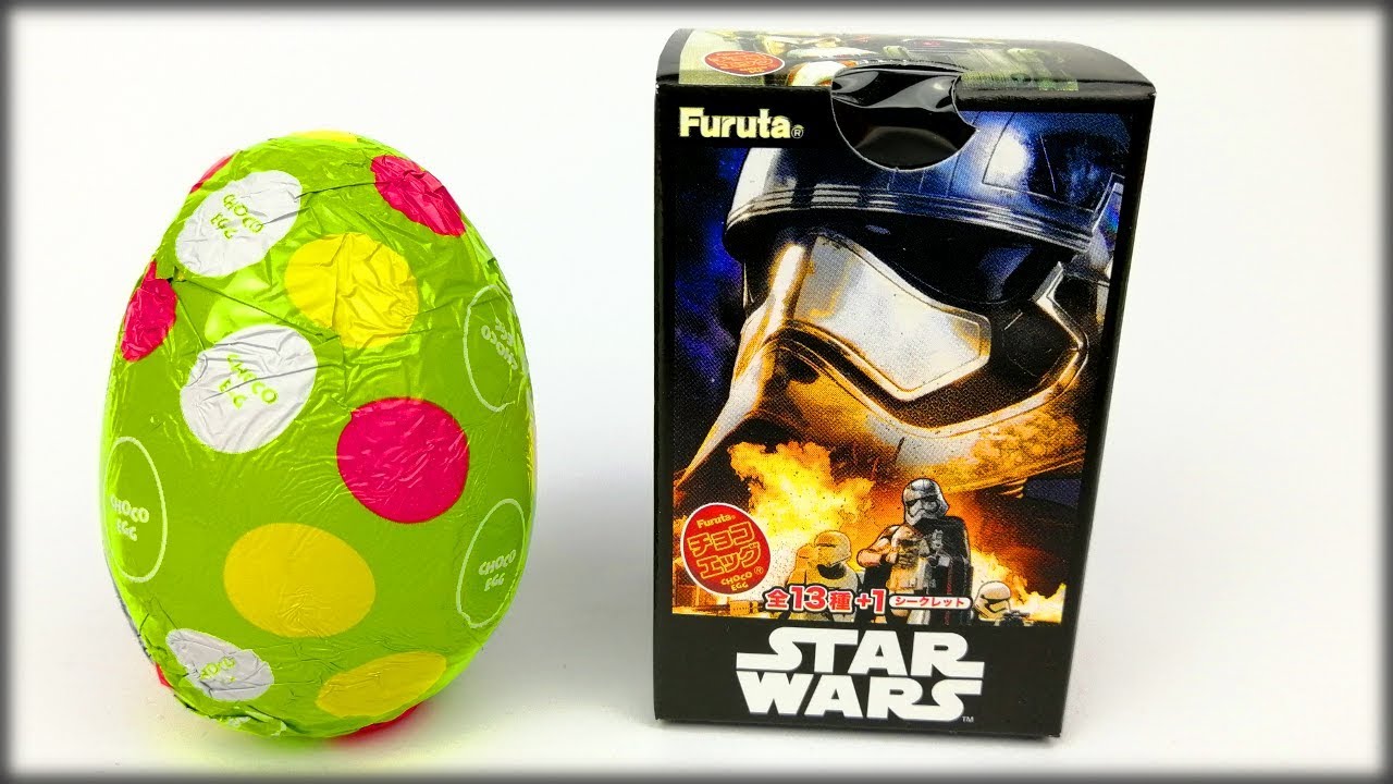Star Wars Surprise Egg Furuta choco egg surprise - YouTube