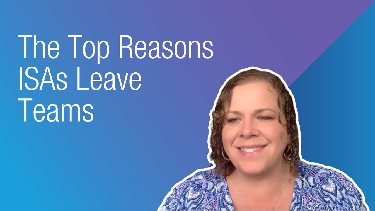 MAPS Coaching Quick Tip of the Week - The Top Reasons ISAs Leave Teams - YouTube