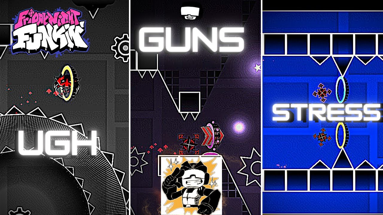 FNF (Week 7) Layouts | Geometry Dash | Friday Night Funkin - YouTube