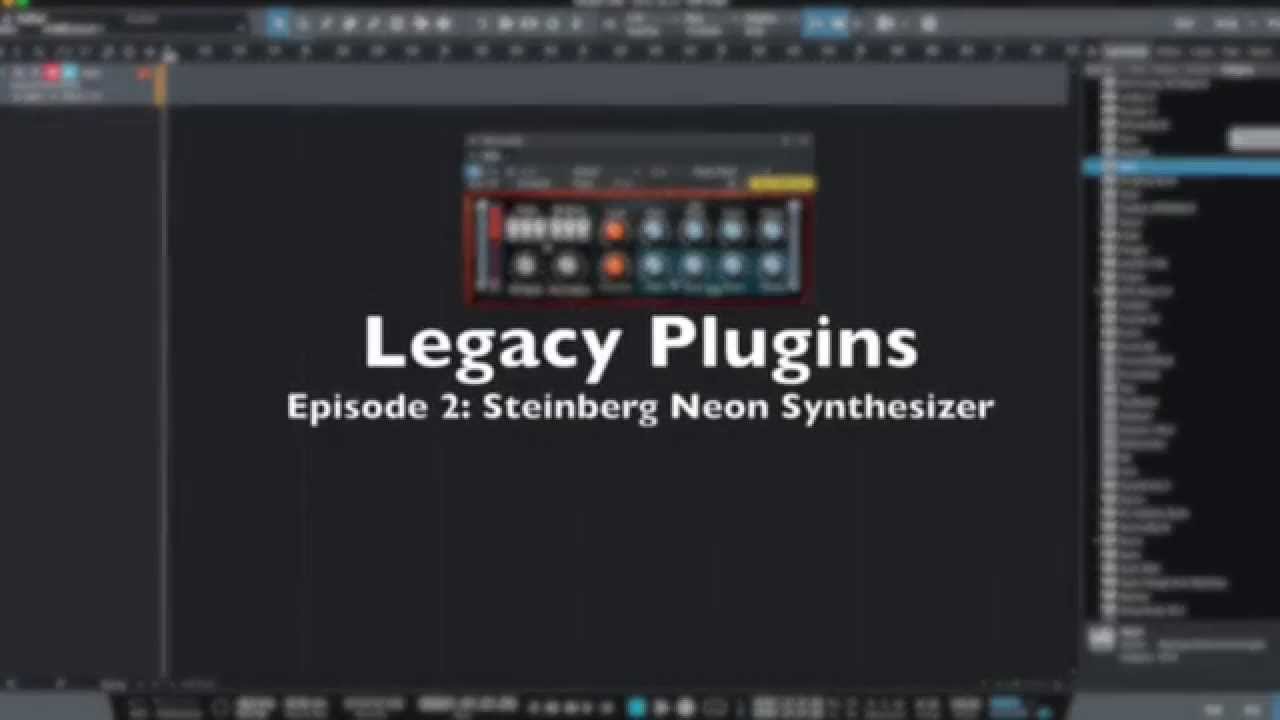 Free Synthesizer Plugin (PC/Mac) - Steinberg Neon Synthesizer (Legacy ...