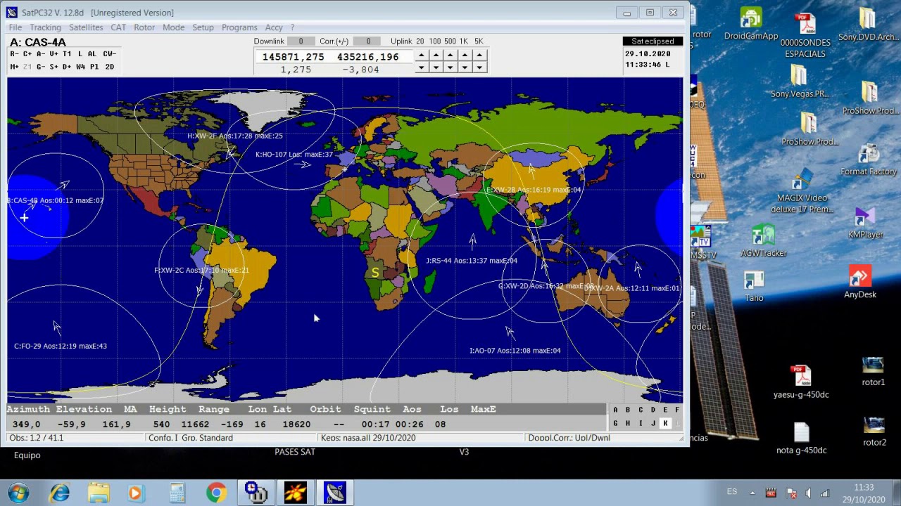 SatPC32. Algunos consejos para manejarlo, por EA3HAH - YouTube