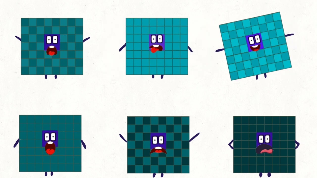 Numberblocks band 560 to 56000000 (million) dance to the beat of the ...