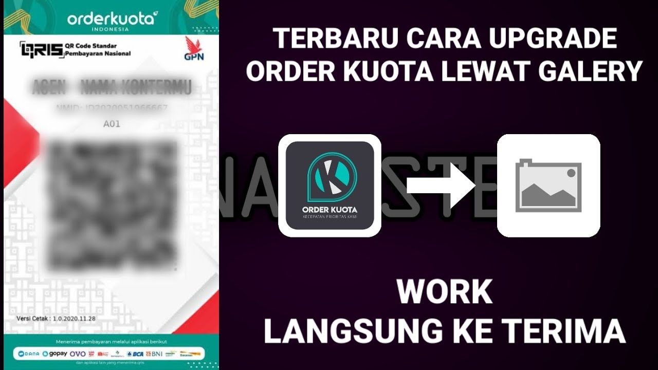 TERBARU‼️ CARA UPGRADE ORDER KUOTA LEWAT GALERY 2025 - YouTube