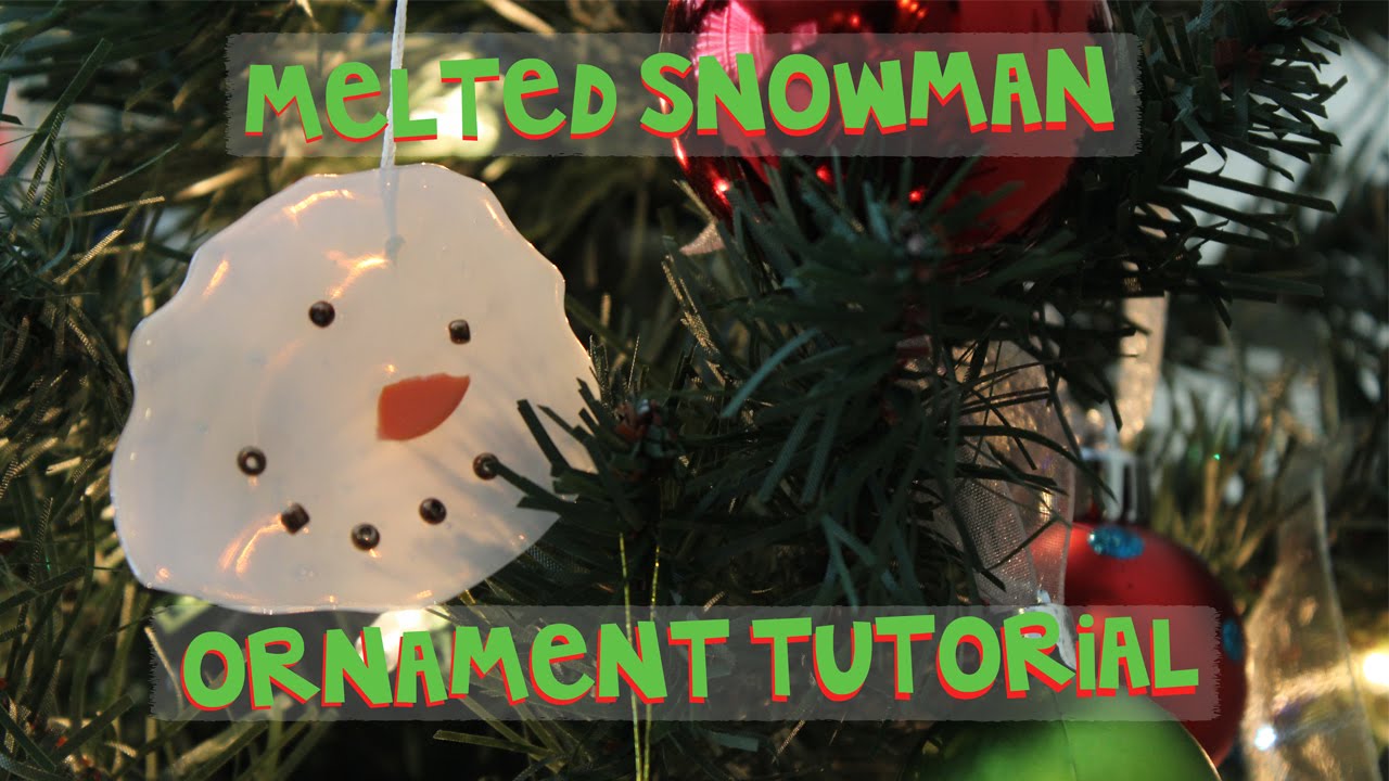 Do You Wanna Build A Snowman? | Easy Ornament Tutorial | Hot Glue ...