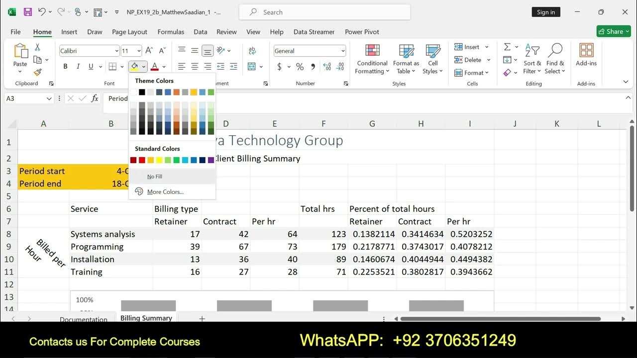 Excel Module 2 SAM Project B Villanova Technology Group | Excel Module ...