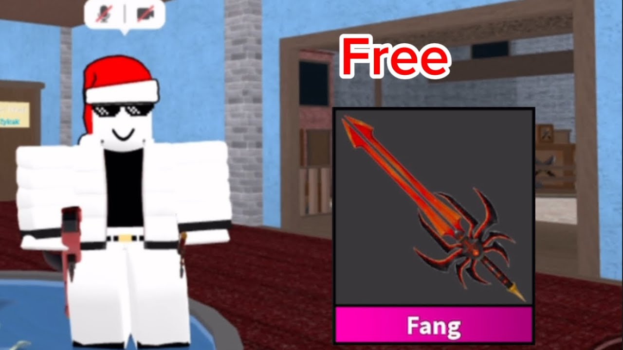 FANG GIVEAWAY for 2,100 subscribers (Roblox Murder mystery 2) - YouTube