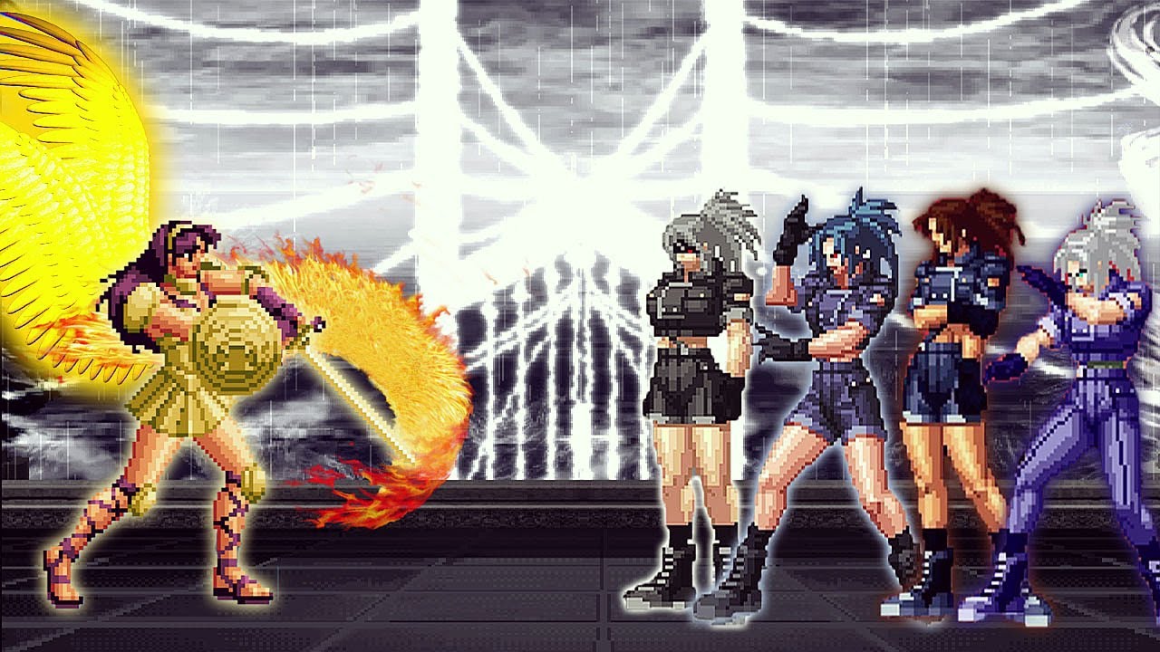 [KOF Mugen] Supreme Athena Vs Leona Heidern Team - YouTube