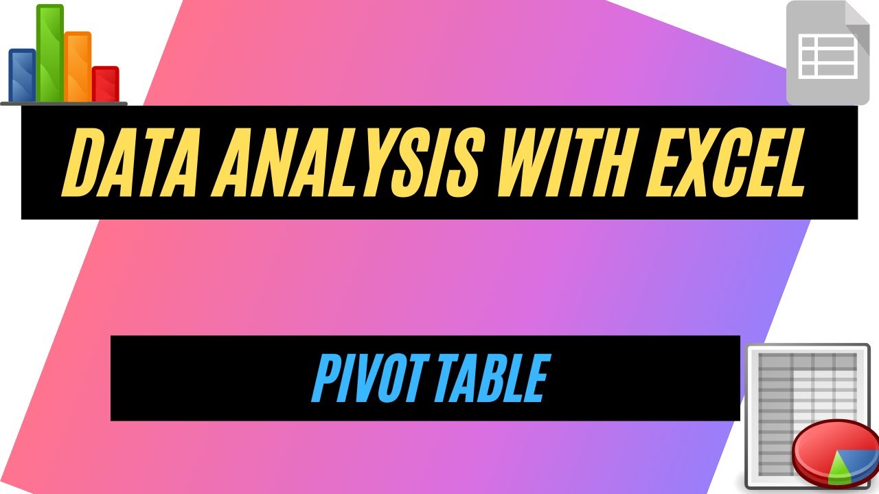 How to create a Pivot table | Data analysis with Excel | # ...
