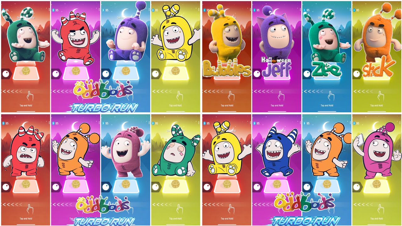 Oddbods Family 🎶 Newt 🎶 Zee 🎶 Bubbles 🎶 Slick 🎶 Fuse 🎶 Jeff 🎶 Pogo ️ ...