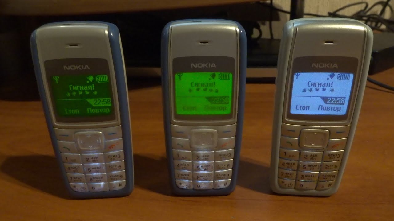 Nokia 1110 1110i 1112 ringing alarms - YouTube