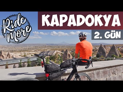 Kapadokya 2. gün - Uçhisar Kalesi, Kızılçukur ve Göreme'nin ara sokakları l Bisiklet Vlog 36