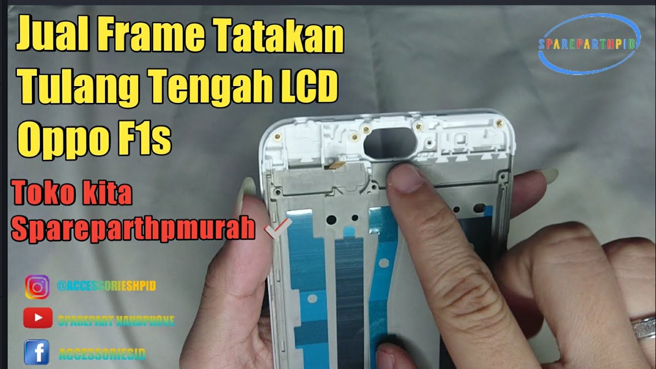 Jual Casing Frame Tatakan Tulang LCD Oppo F1S Termurah dan Berkualitas ...