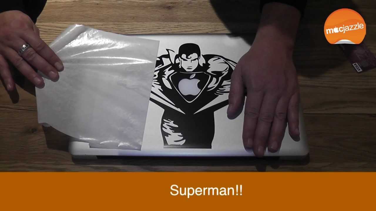 Vinyl decal stickers for your Mac and iPad - www.macjazzle.com - YouTube