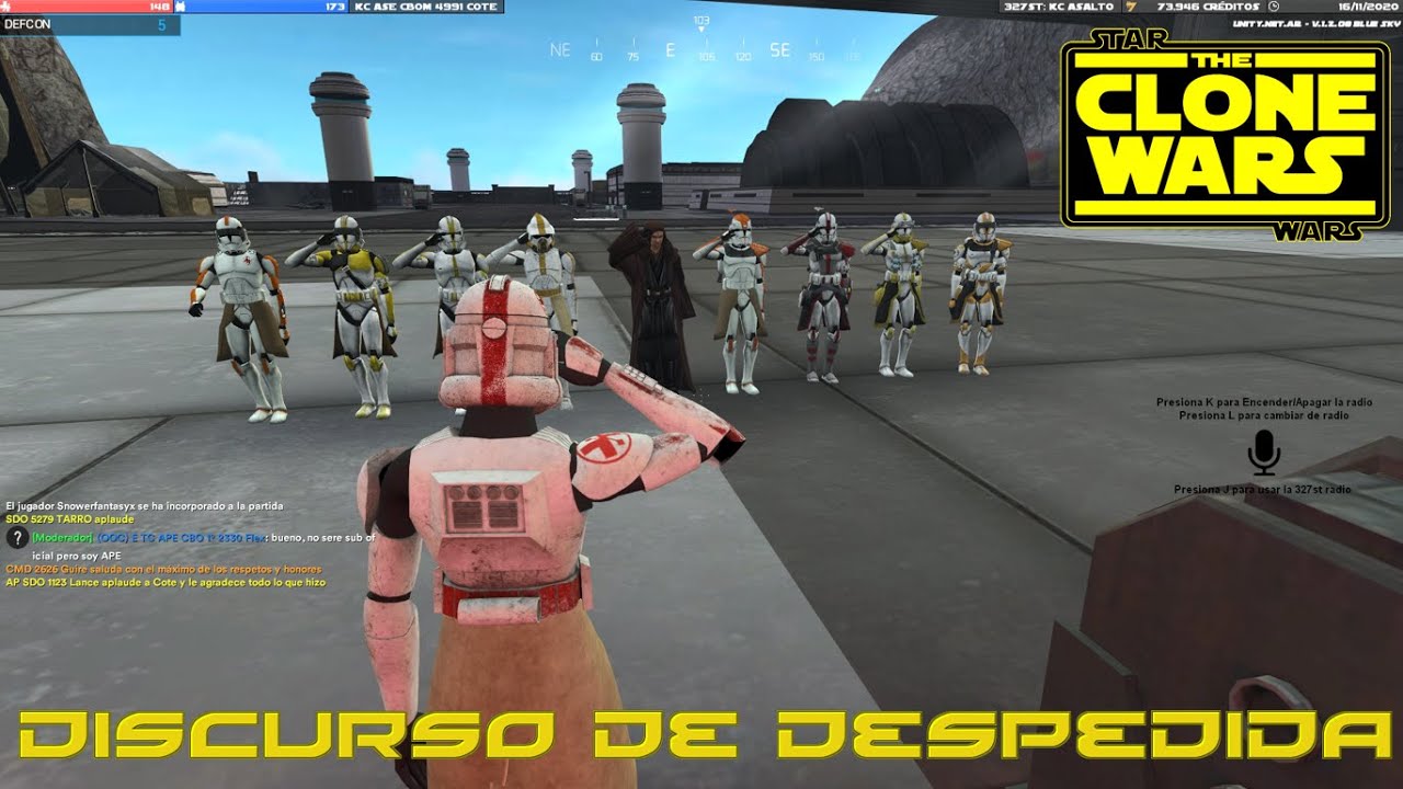 Star Wars Clone Wars Roleplay (Unity Network Studios) | Discurso de ...