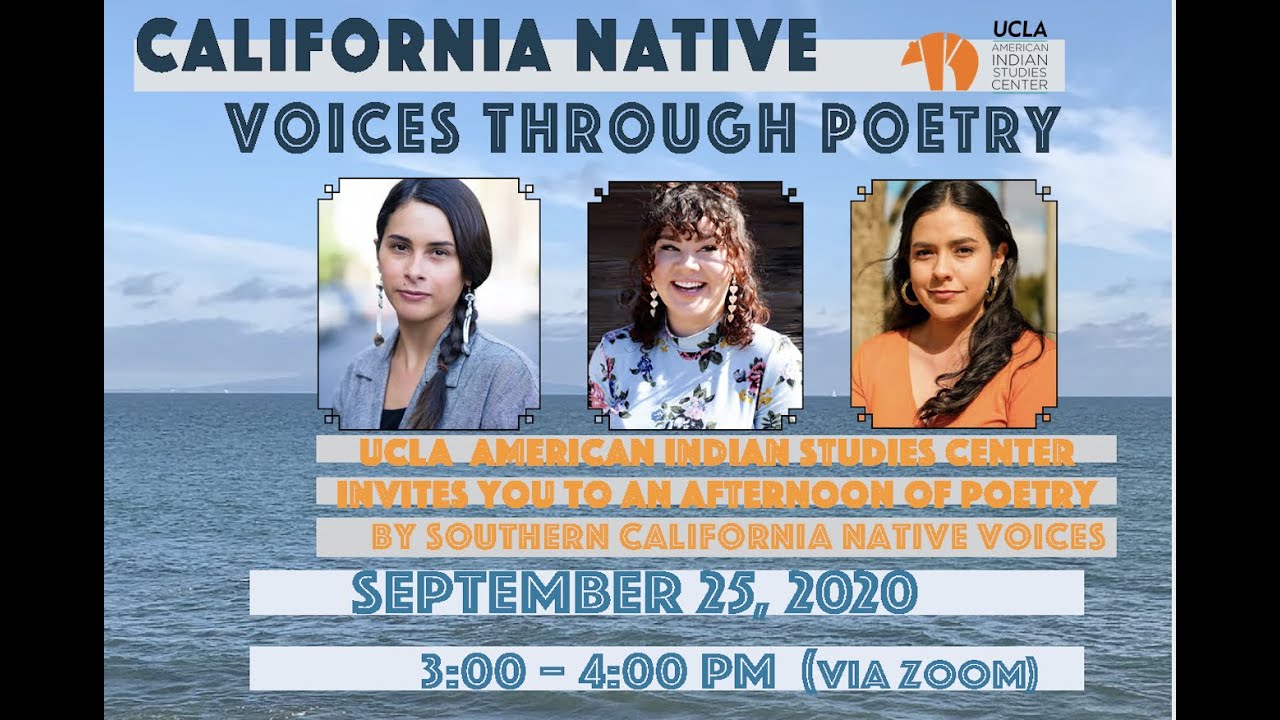 California Native Voices Through Poetry - YouTube