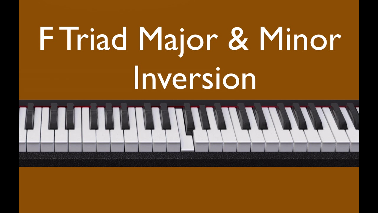 [스케일 / 연습 / 청음] [EarTraining]F Triad Chord Major & Minor Inversion ...