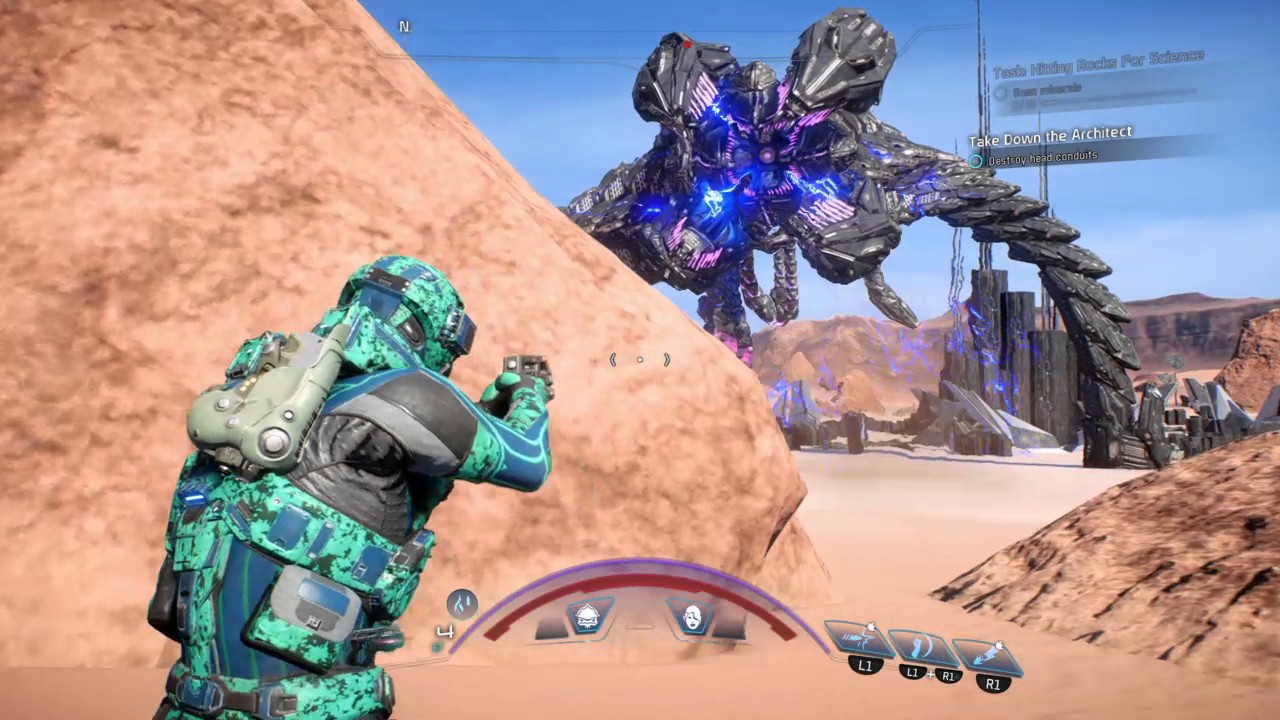 Mass Effect™: Andromeda Mecha Thresher Maw - YouTube