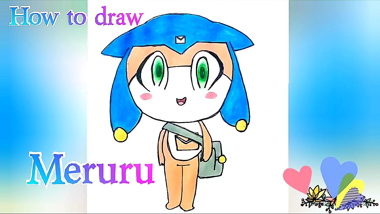 @EZDRAW | How to draw Meruru from Keroro Gunso | Drawing for beginners ...