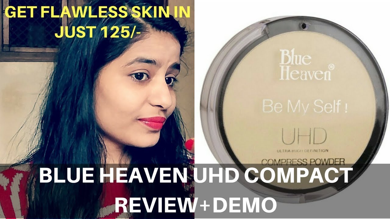 BLUE HEAVEN ULTRA HD PRESSED POWDER||REVIEW & DEMO||EKTA NIGAM - YouTube