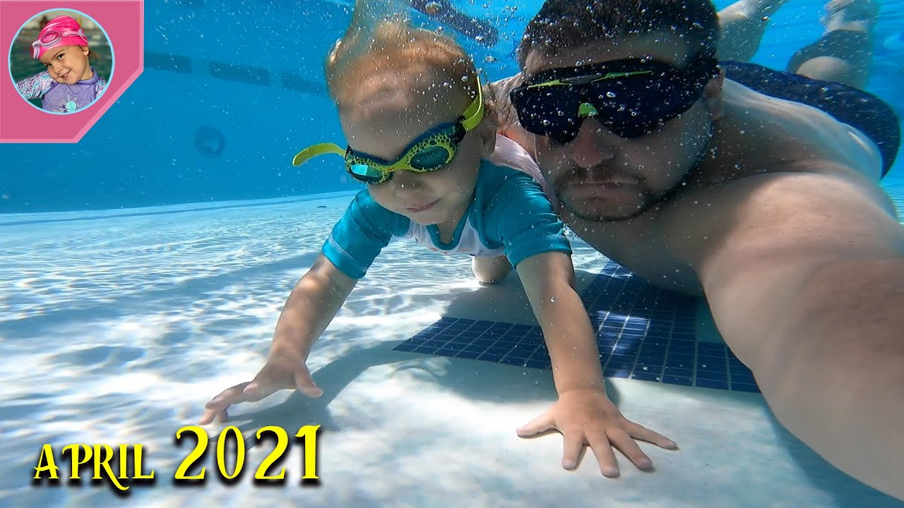 Less than 2yr Isaac POOL Diving With Dad! - YouTube