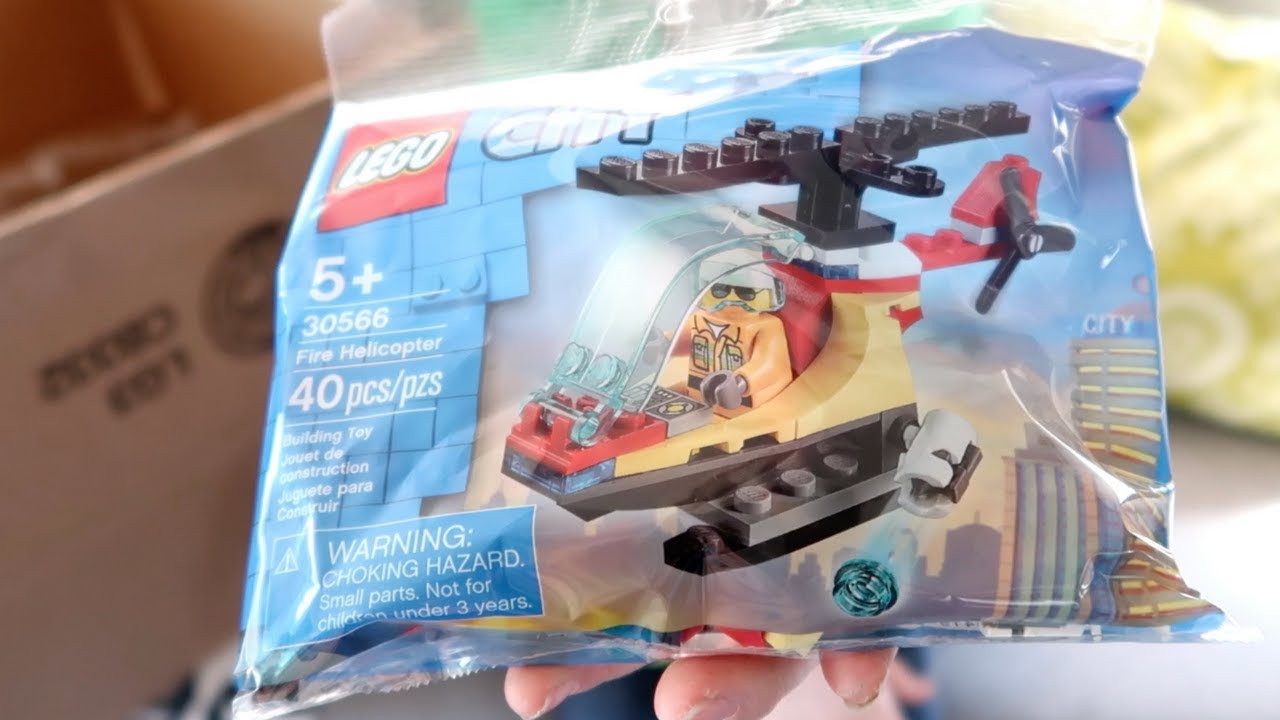 FIRE HELICOPTER- Lego City 30566 - YouTube