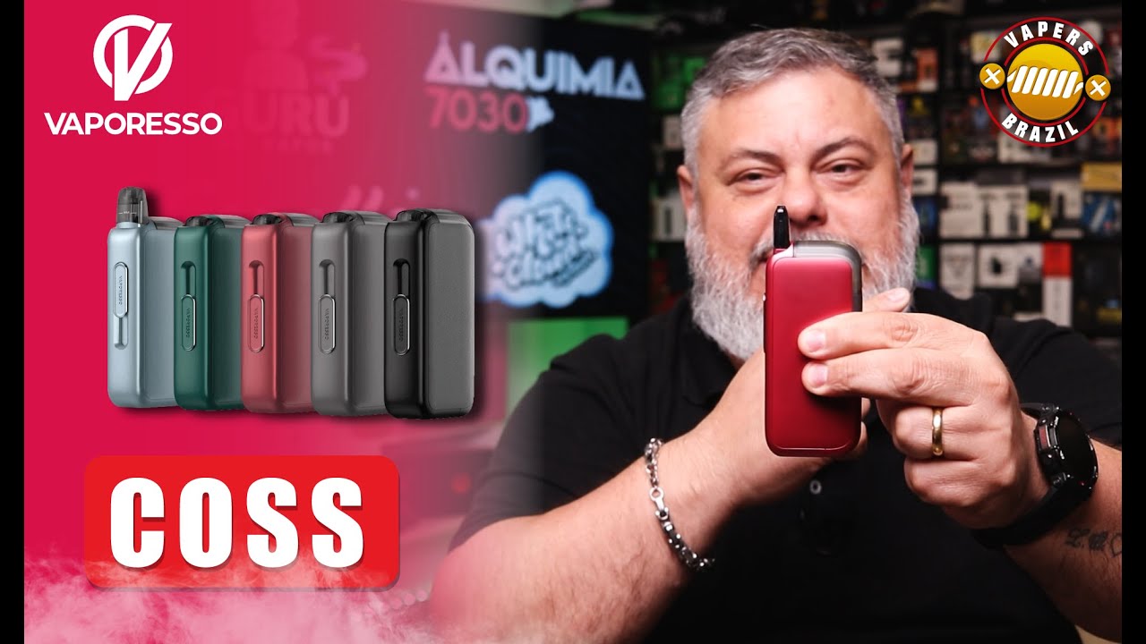 Vaporesso Coss Kit - Lançamento. Esse Pod tem Novidade !!! - YouTube