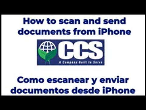 How to scan and send forms from iPhone / Como escanear y enviar ...