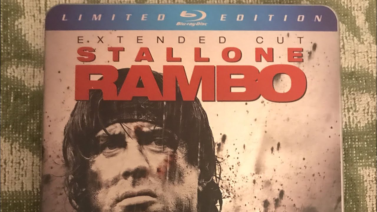 Rambo Extended Cut - Limited Edition Blu Ray Steel Book - YouTube