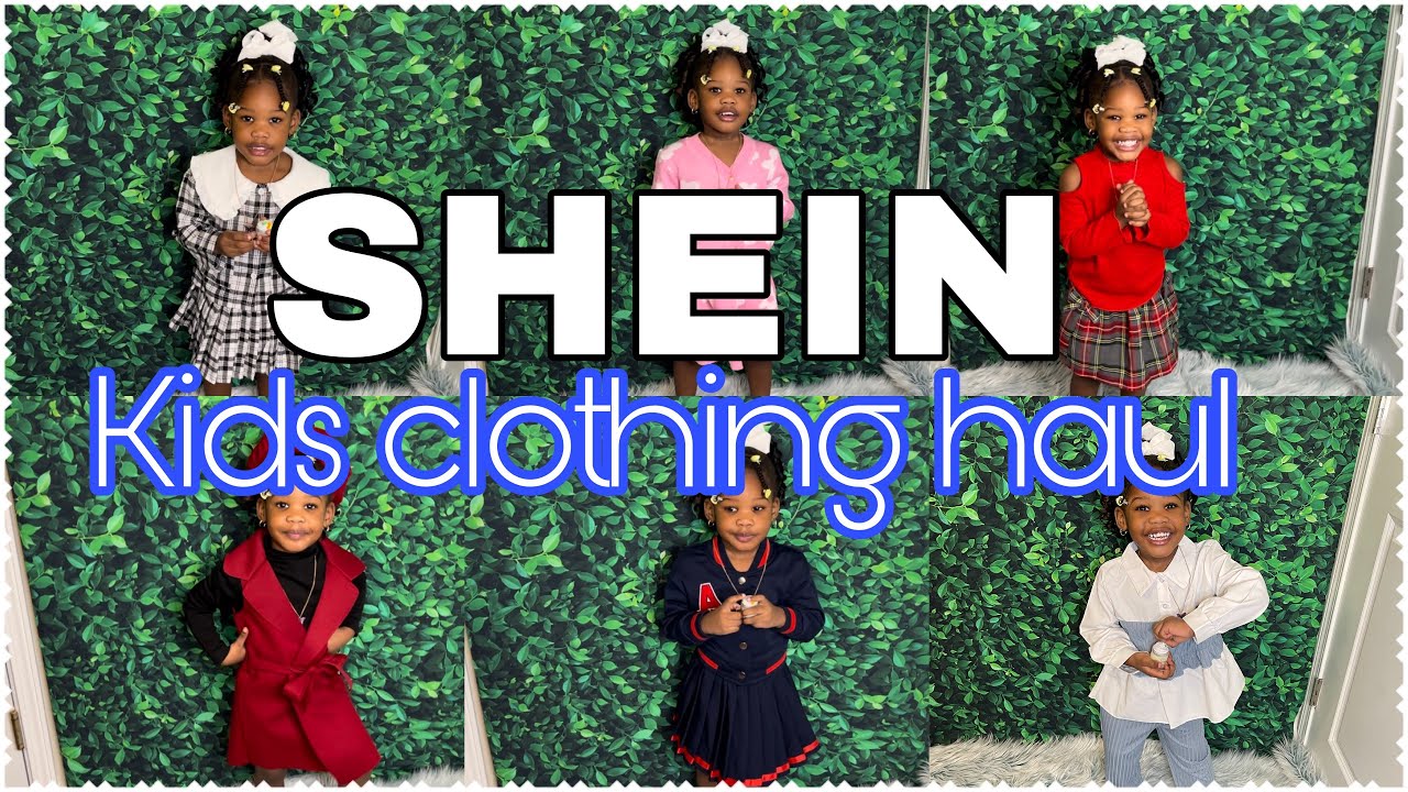 SHEIN KIDS TRY ON HAUL🫣|cute and affordable clothing for kids* fall ...