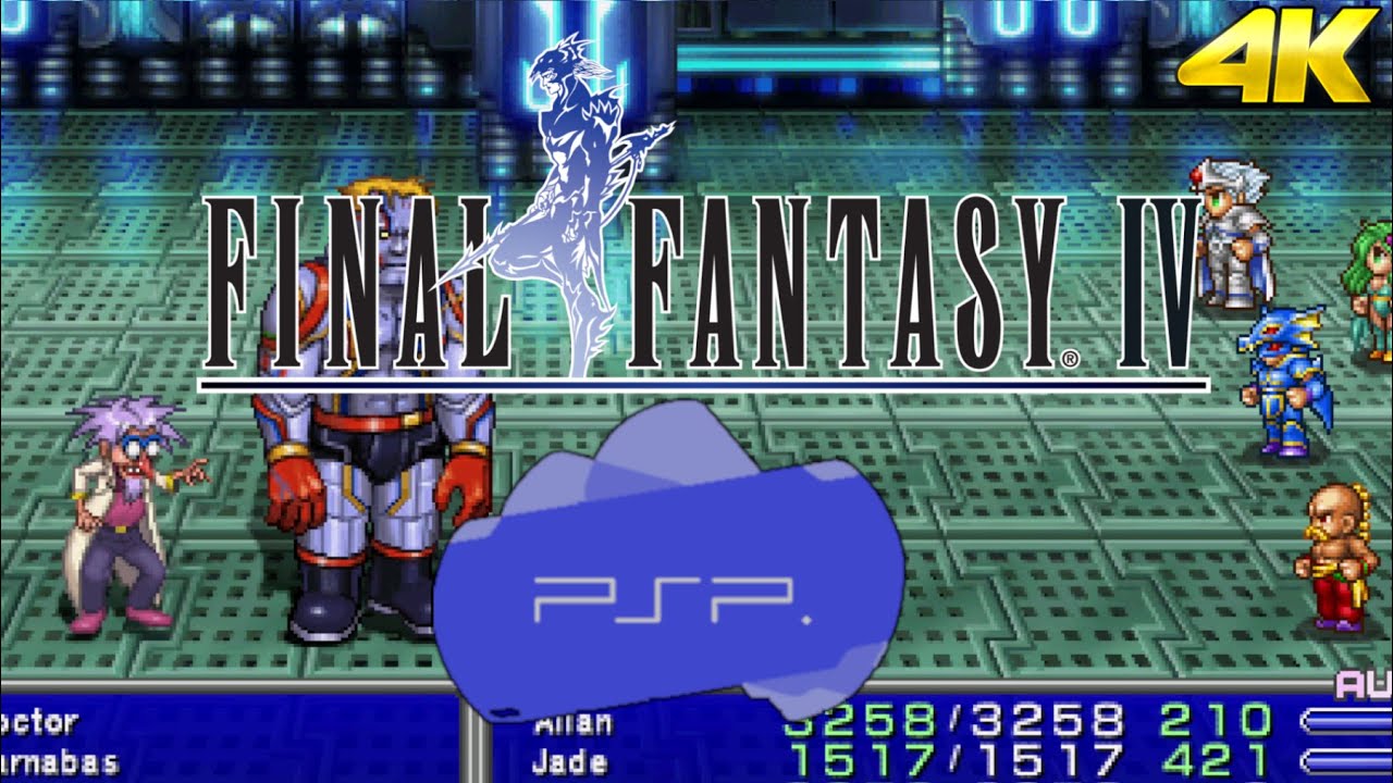 Final Fantasy IV (PSP) - 09 - The Underworld (4k) - YouTube