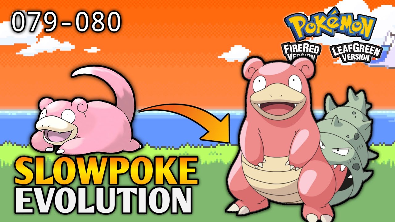 How To Evolve Slowpoke Into Slowbro In Pokemon Fire Red & Leaf Green ...
