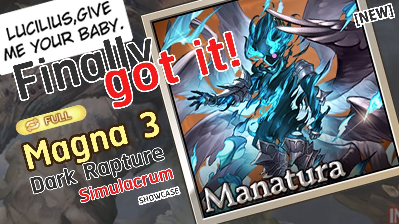 [GBF] Finally got it! Dark Rapture Simulacrum TEST DMG Showcase (Magna ...