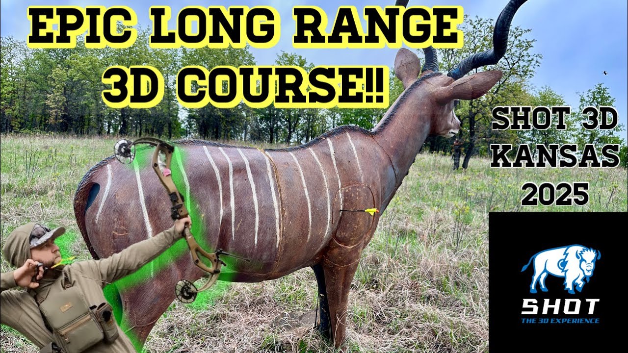 EPIC Long Bomb Archery Course!!! Longest Shots Ever! #archery #hunting ...