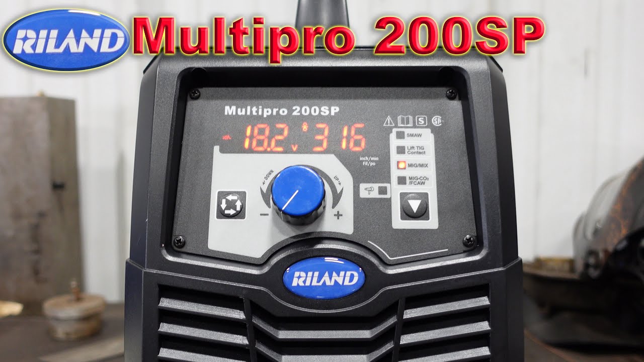 Riland Multipro 200SP Multiprocess Welder.....Spoiler It's great! - YouTube
