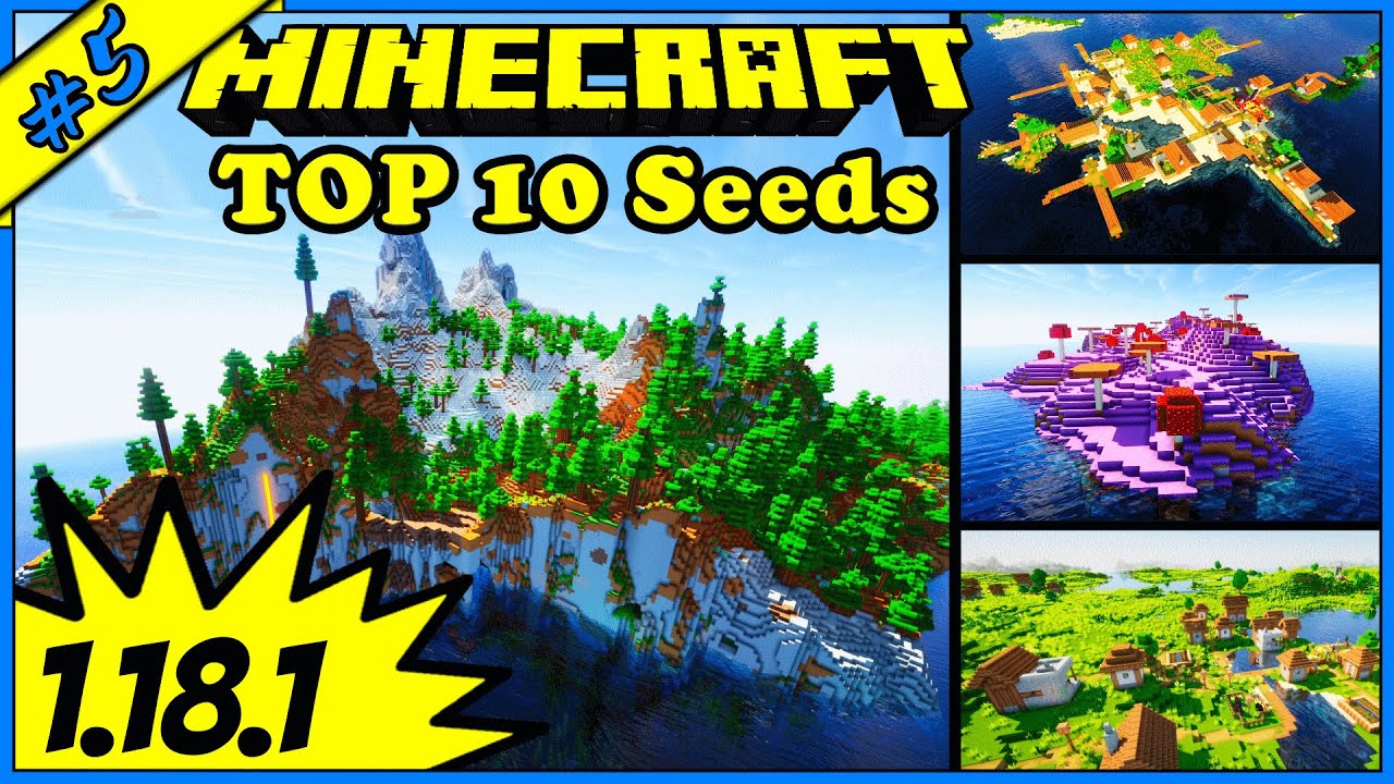 🌍 [1.18.1] TOP 10 SEEDS - Folge 5 ⭐ Minecraft (PC JAVA Edition) - YouTube
