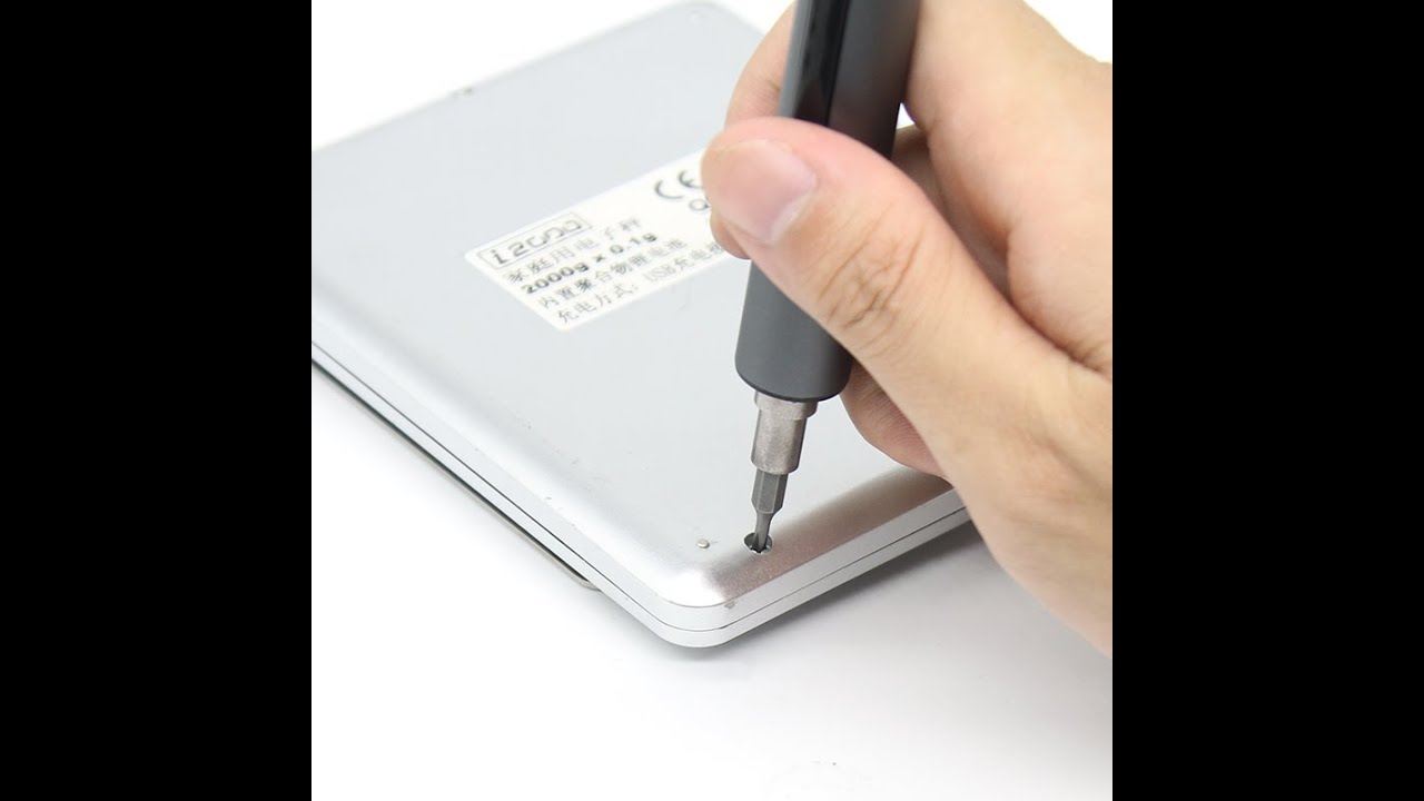 ES-180 Micro Electronic Screwdriver Bit Set - YouTube