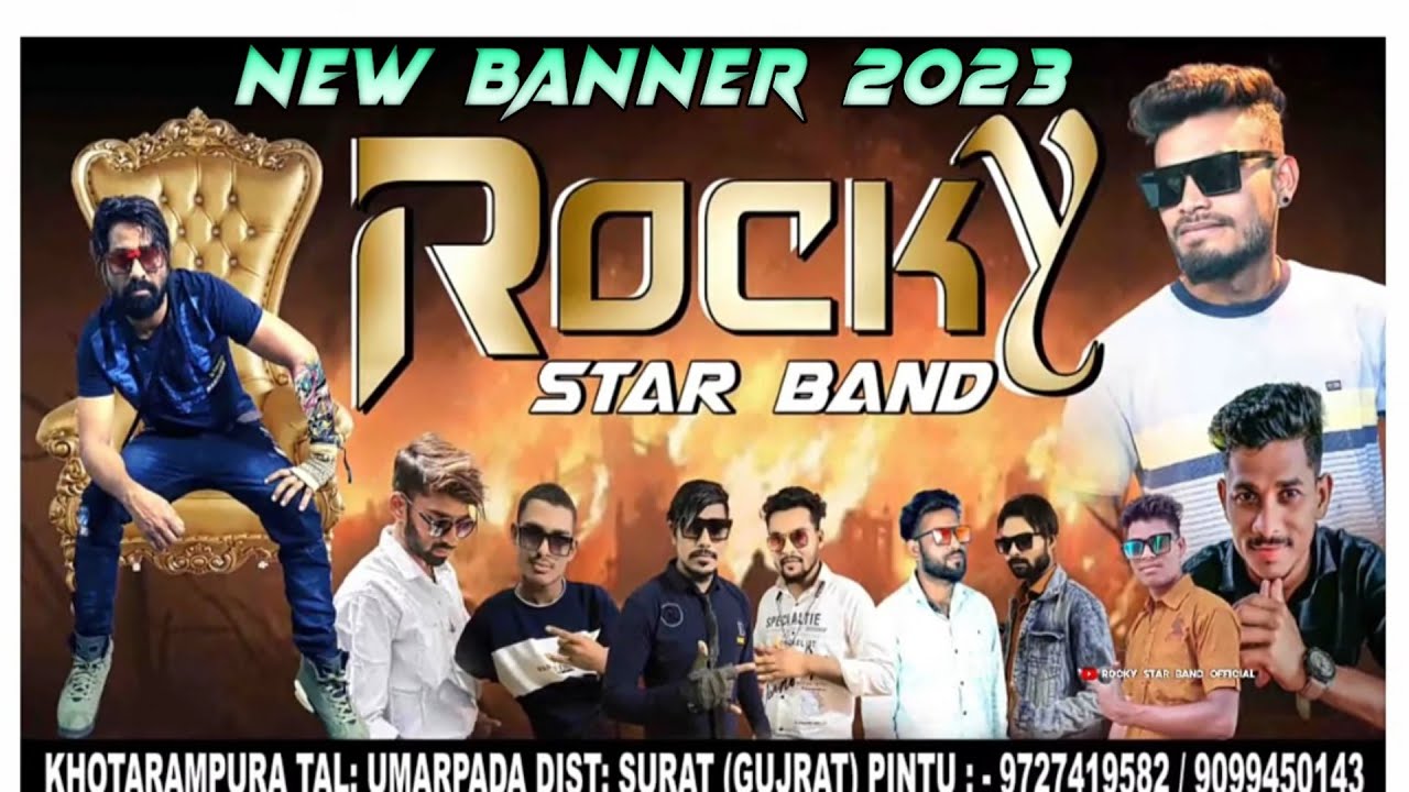 Rocky Star Band 2023 || New Banner || #अभी_मजा_आऐगा_ना_Rocky_Bolte🤟 ...