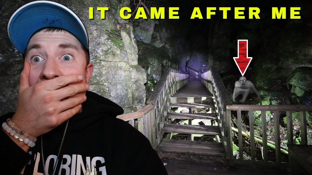 I CAUGHT WENDIGO ON CAMERA WHILE HIKING IN HAUNTED FOREST - YouTube