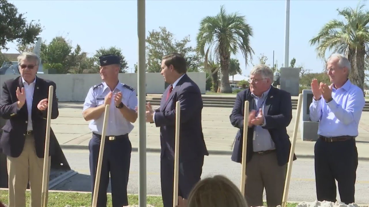 Tyndall AFB breaks ground on new flyover project - YouTube