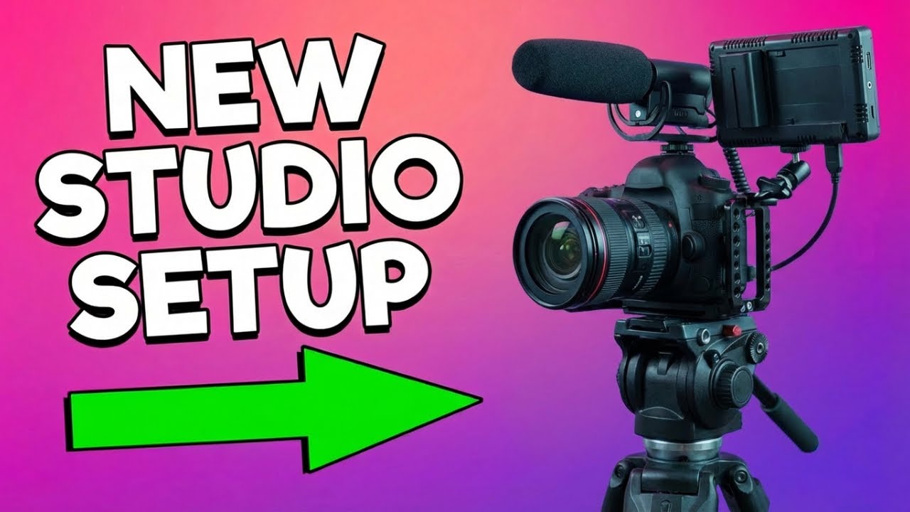 Upgrading My YouTube Studio: Overhead Camera + Monitor Setup - YouTube